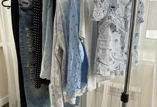 Коллекция одежды в сине-голубых оттенках