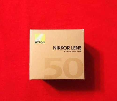 Nikon 50mm 1.8d новый