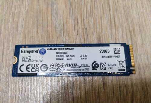 SSD Диск Kingston NVMe 250 гб M.2
