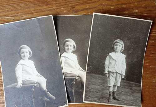 Фото старинное ребенок начало 20 века цена за 3шт