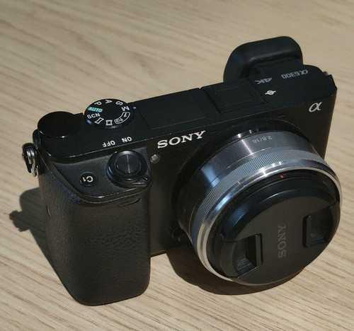 Беззеркальная фотокамера Sony a6300   объектив 16m