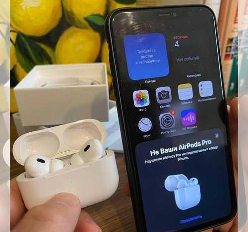 Беспроводные наушники apple airpods pro