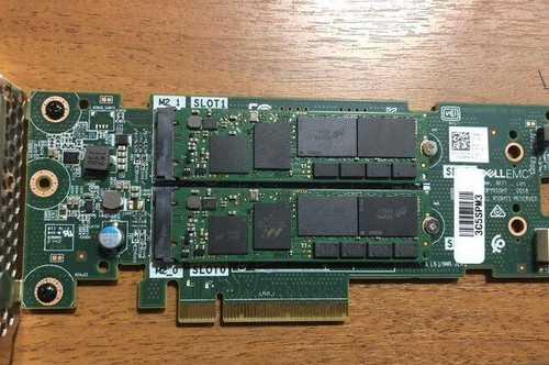 Dell boss controller card + with 2 M.2 Sticks 480G