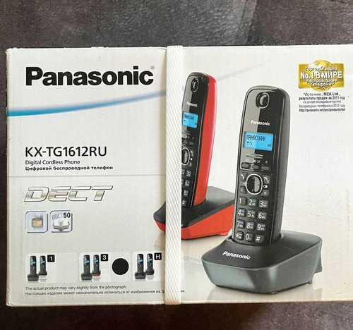 Panasonic телефон новый KX-TG1612RU