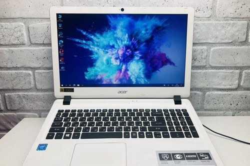 Быстрый белый ноутбук Acer intel/ssd
