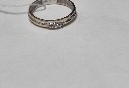 Золотое кольцо с фианитами (11480)**