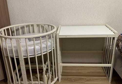 Детская кроватка 7 в 1