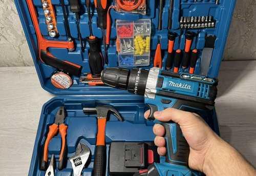 Шуруповерт makita 38v с большим набором