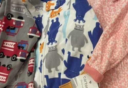 На девочку Слип флисовая поддёва carters 3t