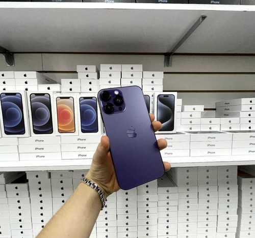 iPhone xr в корпусе 14 pro, фиолетовый