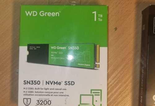 Новый SSD M.2 WD Green SN350 1tb