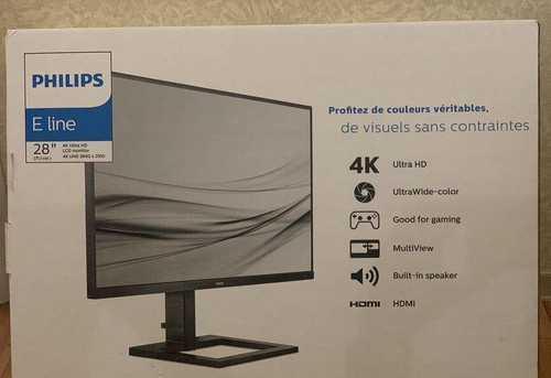 Монитор philips 4k 10bit 288E2A/00