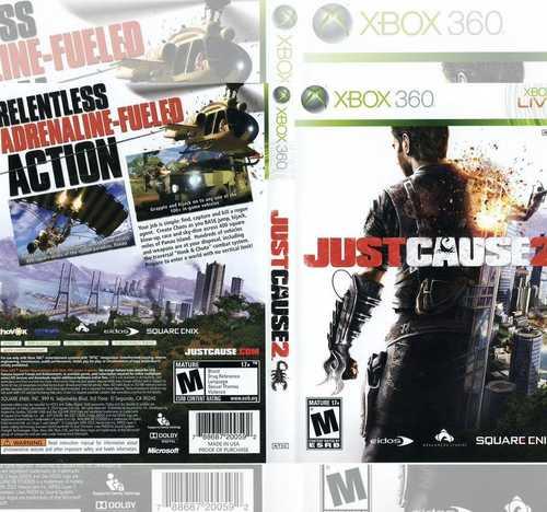 Just Cause 2 Xbox 360, английская версия