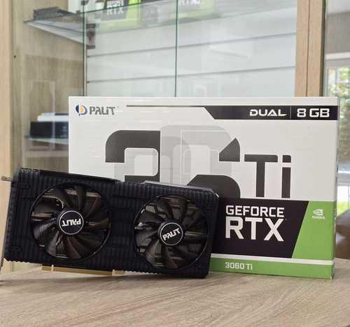 Видеокарта Palit RTX 3060 Ti Dual V1 (LHR)