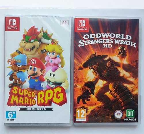 Super Mario RPG и Oddworld stranger's wrath hd