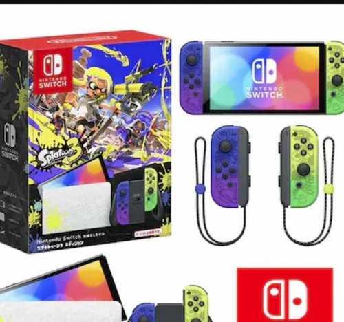 Nintendo switch oled splatoon 3 edition