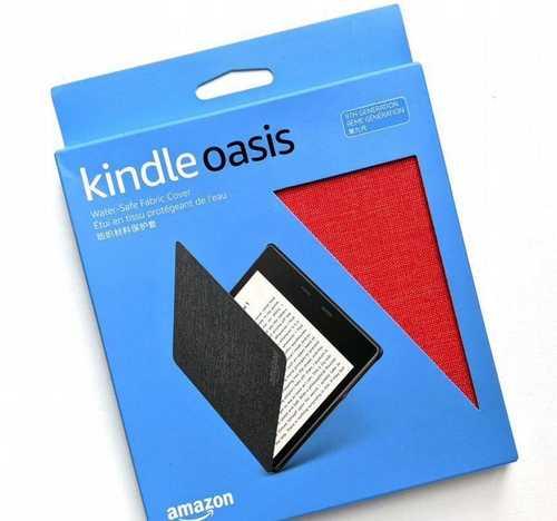 Новый тканевый чехол Kindle Oasis 2019 Fabric Red