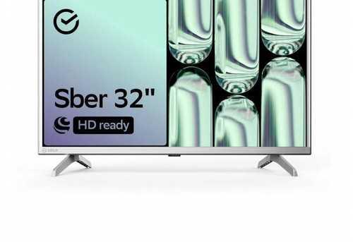 Умный телевизор Sber HD 32, серебристый