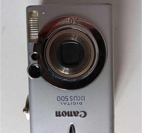 Компактный фотоаппарат canon ixus 500