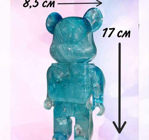 Большой медведь Bearbrick из эпоксидной смолы