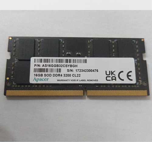 Оперативная память ddr4 16gb sodimm 3200