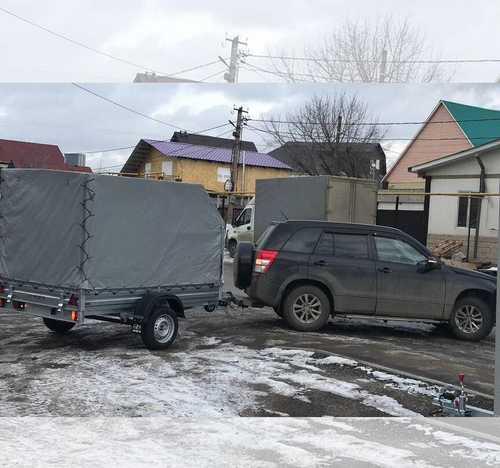 Прицеп мзса с тентом для квадроциклов