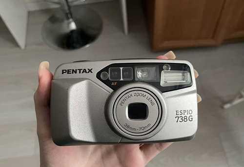 Плёночный фотоаппарат Pentax espio 738g