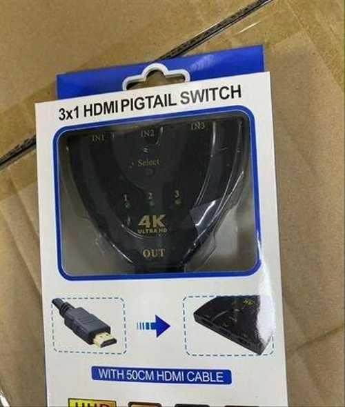 Hdmi switch 3/1 4K