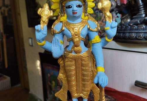 Бог Вишну. Бронзовая статуэтка, Индия. Будда