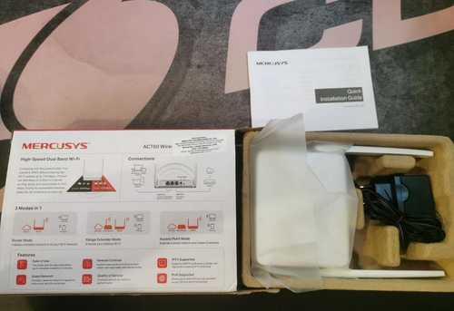 WiFi роутер Mercusys ac750