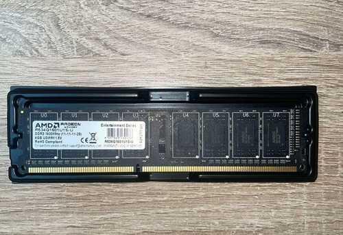 Оперативная память AMD DDR3 1600 MHZ 4GB udimm