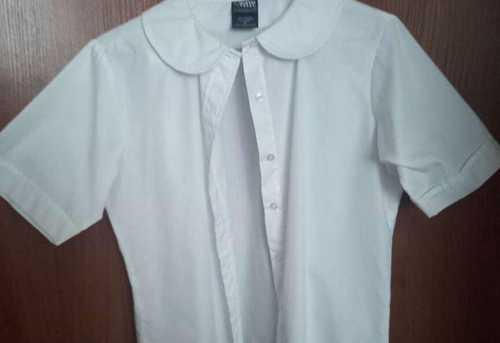 Рубашка белая новая школьная форма р.40