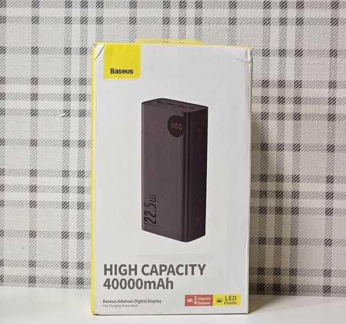 Новый 40000 mAh Baseus Fast Charging Power Bank