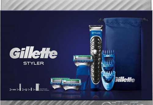 Gillette мужской набор Styler+3 насадки+3 кассеты