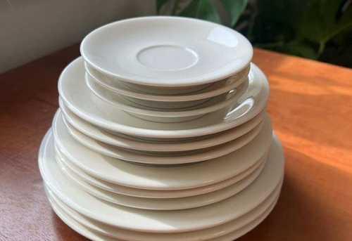 Набор посуды Porland porselen, столовые приборы