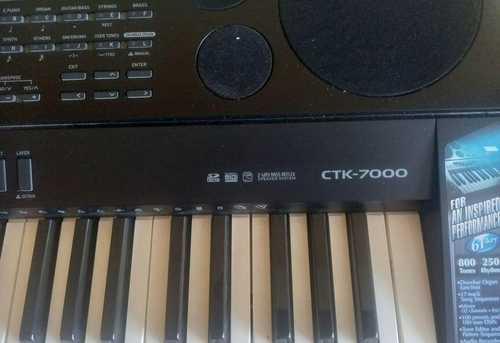 Синтезатор casio ctk 7000 со стойкой