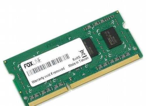 Модуль памяти Foxline DDR3L 2Gb SO-dimm (FL1600D3S