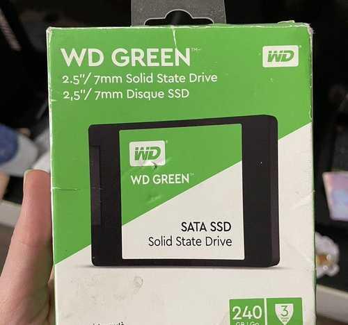 Ssd wd green 240 gb