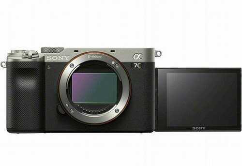 Sony alpha ilce A7C body silver,Меню english