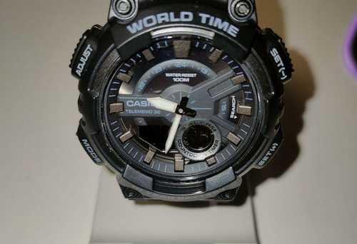 Часы casio collection aeq-110w-1b