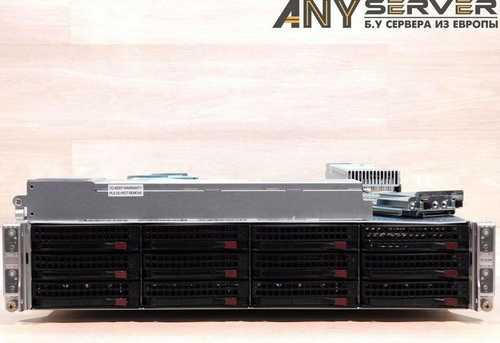 Сервер Supermicro 6028TR 4x E5-2683v3 128Gb 12LFF