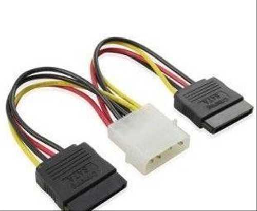 Bion Кабель питания 2xSerial ATA - Molex, 15 см. B