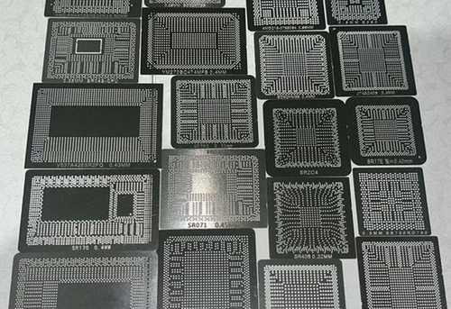 Трафареты для реболлинга процессоров чипсетов
