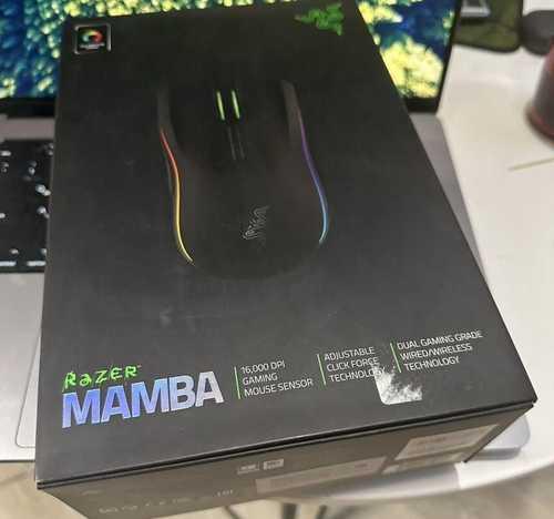 Razer mamba RGB, беспрооводная (топ)