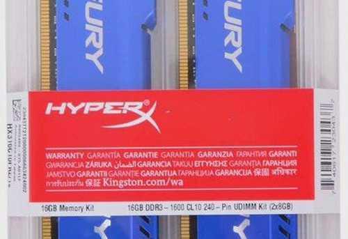 Kingston hyperx fury 16gb kit (2x8gb) 1600mhz ddr3