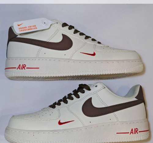 Кроссовки nike air force 1 beige