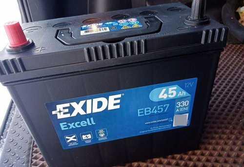 Аккумулятор автомобильный новый exide EB457