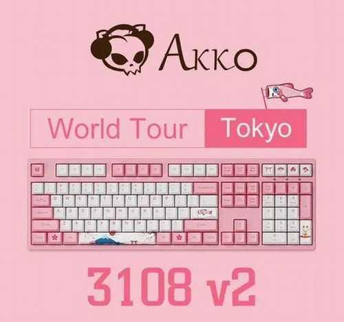 Механическая клавиатура akko 3108V2 DS Tokyo