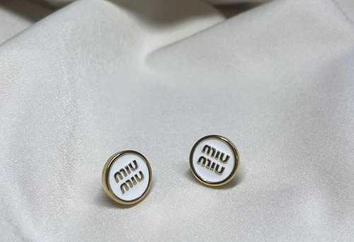 Серьги MiuMiu