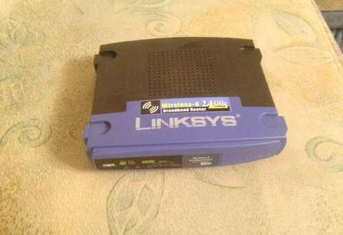 Роутер linksys Wireless-G 2.4 GHz 54 Mbps Broadban